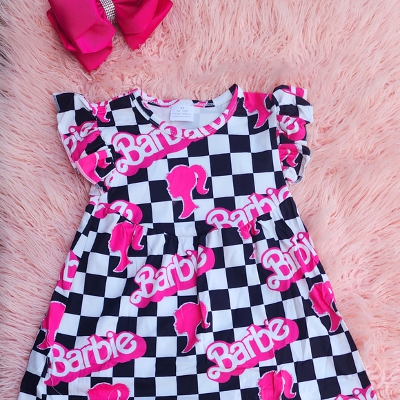 Dresses | Checkered Barbie Dress | Poshmark